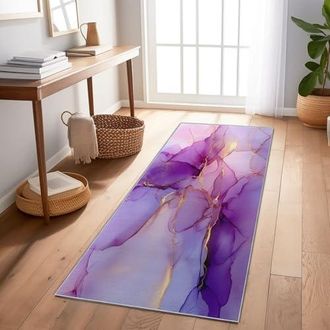 Generic Tapis Couloir Long Peinture &agrave; lencre, Luxe Discret, onirique Tapis Cuisine Devant Evier Antid&eacute;rapant Absorbant Tapis Int&eacute;rieur Entr&eacute;e Long 80x240 cm d