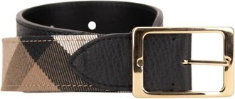Burberry unisex, Accessoires, Multicolore, Taille: 90 CM Ceinture en cuir avec boucle logo