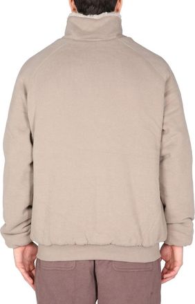Mouty Reversible Cotton Sweatshirt - Beige