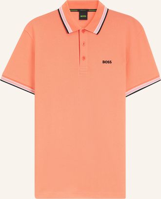 HUGO BOSS Piqu&eacute;-Poloshirt Paddy Curved Regular Fit pink