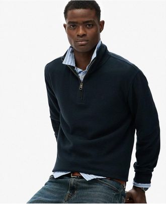 Superdry Pull &agrave; demi-zip c&ocirc;tel&eacute;