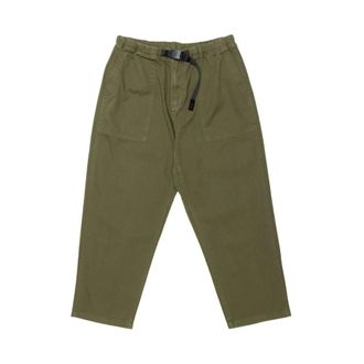 Gramicci Homme, Pantalons, Vert, Taille: M Pantalon Large Tapered Outdoor