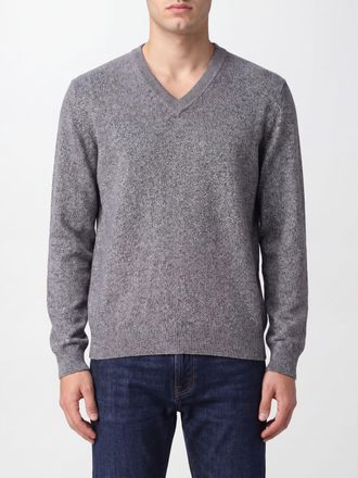 Brunello Cucinelli Pullover aus reinem Kaschmir mit V-Ausschnitt und Rippb&uuml;ndchen