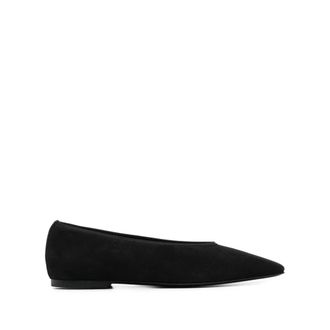 Toteme Minimalistische Ballerinas aus Wildleder - - Shoes - Damen - Schwarzk - 37 EU