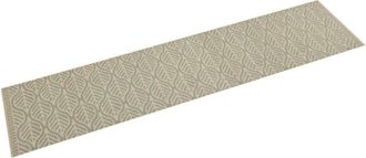 vidaXL vidaXL K&uuml;chenteppich Waschbar Bl&auml;tter 60x300 cm Samt