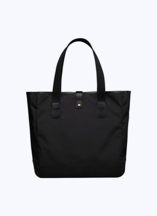 Fursac Tote bag en tissu technique et cuir - Taille Unique - Homme