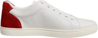 Dolce & Gabbana Femme, Chaussures, Blanc, Taille: 40 EU Low Top Baskets