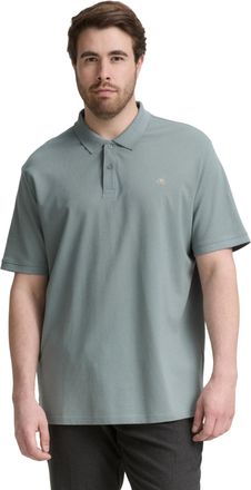 Tom Tailor Herren Basic Piqu&eacute; Poloshirt, 27475 - Grey Mint, XXXL