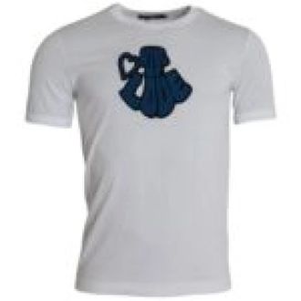 Dolce & Gabbana Wei&szlig;er Liebesk&ouml;nig Kurzarm T-Shirt - - Tops - Herren - Wei&szlig; - S