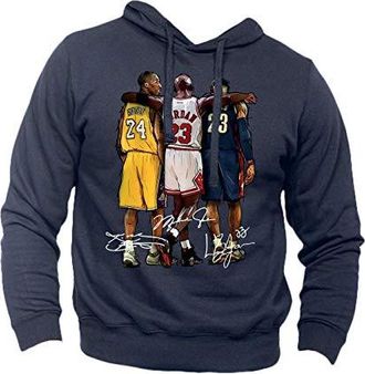 Generico Michael 23 Lebron 23 Kobe 24 NBA Sport Euroalliage Basketball Sweat Champions, Bleu, Small