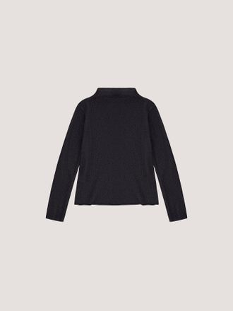 Circolo 1901 Jersey lace turtleneck Nero Lace / L