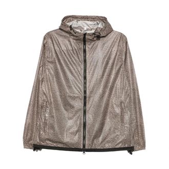 Borbonese Femme, Vestes, Multicolore, Taille: 40 FR Veste Coupe-Vent en Tissu OP