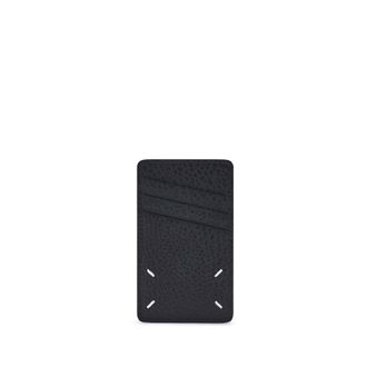 Maison Margiela Mens Black Calf Leather Bos Taurus Wallet
