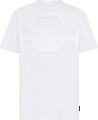 Philipp Plein Homme, Sport, Blanc, Taille: M T-shirt &agrave; col rond