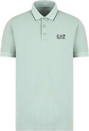 Emporio Armani Emporio Armani Ea7, Homme, Tops, Vert, Taille: 2XL Polo Chemises