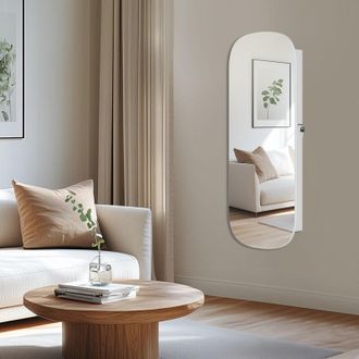 Songmics Armoire &agrave; Bijoux, avec LED et Serrure, Blanc