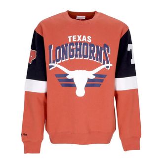 Mitchell & Ness Texas Longhorns Basketball Team Crewneck Sweatshirt - - Sweatshirts & Hoodies - Herren - Braun - S