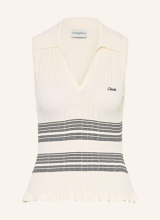 Claudie Pierlot Claudie Pierlot Stricktop Mit R&uuml;schen beige