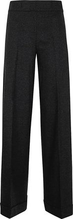 D.exterior Palazzo Hose - - Trousers - Damen - Grau - L