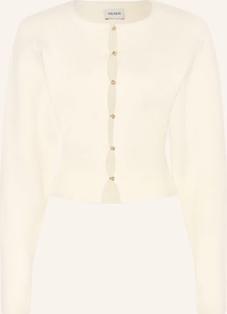 ARAKII Arakii Strickjacke Aus Merinowolle weiss