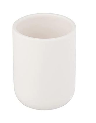 WENKO Allstar Zahnputzbecher Olinda, Zahnb&uuml;rstenhalter in konischer Form, Mundsp&uuml;lbecher in mattiertem Finish, hergestellt aus Keramik, idealer Zahnbecher f