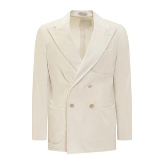 Corneliani Lang&auml;rmliger Blazer - - Suits - Herren - Wei&szlig; - XL