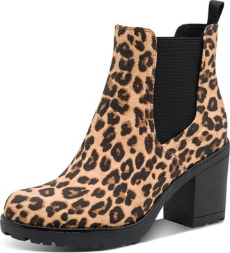 Marco Tozzi Marco Tozzi Damen 2-25414-41 Chelsea-Stiefel, Leo Beige, 36 EU