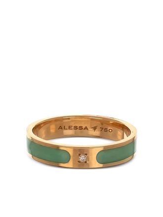 Alessa Jewelry Spectrum Ring mit Diamanten - Rosa