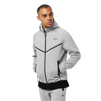 Everlast Elite Hoodie mit durchgehendem Rei&szlig;verschluss f&uuml;r Herren (Grau meliert)