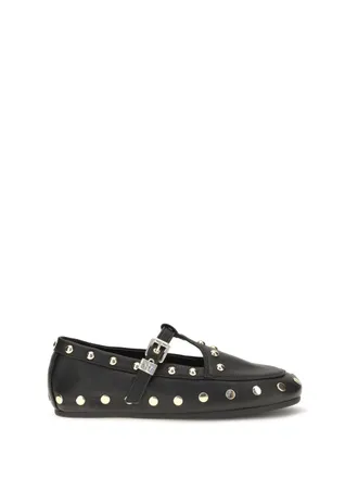 Ganni Mary Jenny Ballerina - Black