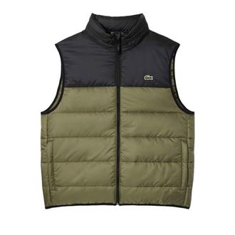 Lacoste Veste de sport pour homme (1 pi&egrave;ce), kaki/noir, 50