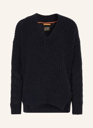 Scotch & Soda Oversized-Pullover blau