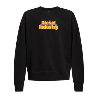 Diesel S-Macs-L1 Sweatshirt - - Sweatshirts & Hoodies - Herren - Schwarzk - M