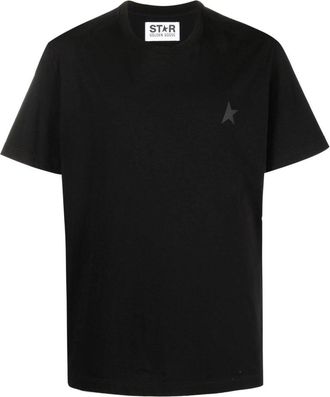 Golden Goose Star Ms Regular T-shirt/ Small Star/ Blackboard