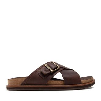 Timberland Pantoletten Timberland Amalfi Vibes Cross Slide TB0A41A1V131 Braun