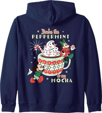 Disney Mickey & Minnie The Peppermint to My Mocha Holiday Kapuzenjacke