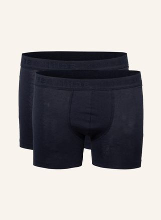 Schiesser 2er-Pack Boxershorts blau