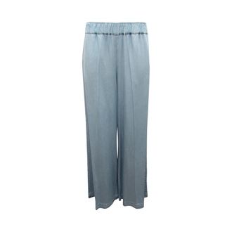 Emma & Gaia 35P431 Wide Leg Hosen - - Trousers - Damen - Blau - M