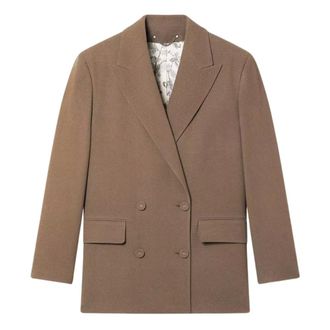 Golden Goose Femme, Vestes, Brun, Taille: 34 FR Blazer crois&eacute; en laine