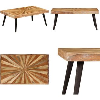 vidaXL Couchtisch Massivholz Mango 90x55x36 cm - Couchtisch - Couchtische - Home & Living
