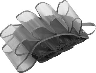 BESPORTBLE Leggings Organizer Hängeaufbewahrungstasche für Kleiderschrank aus Robustem Stoff mit 16 Fächern Platzsparend Vielseitig für Schuhe und Sportkleidung