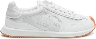 Dolce & Gabbana Homme, Chaussures, Blanc, Taille: 44 EU Minimal Low-top Baskets