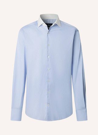 Hackett Freizeithemd Fine Stripe W Collar blau