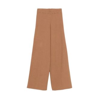 Twinset Wide Hosen - - Trousers - Damen - Braun - M