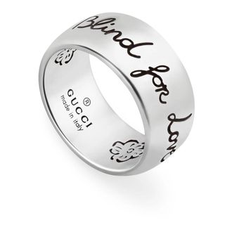 Gucci Blind for Love 9mm Ring - - Accessories - Damen - Grau - 54 MM
