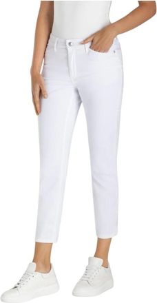 M.A.C Mac, Femme, Jeans, Blanc, Taille: 46 FR Dream Chic Crop Jean
