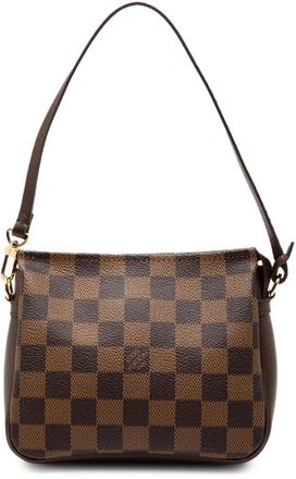 Louis Vuitton Crossbody Bags - Damier Ebene Trousse Pochette - Gr. unisize - in Braun - f&uuml;r Damen