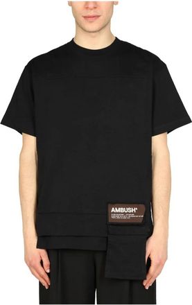 AMBUSH Ambush, Homme, Tops, Noir, Taille: S Waist Pocket T-shirt