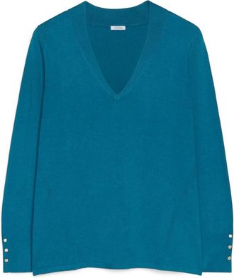 Fiorella Rubino Damen, Strickwaren, Blau, XLGr&ouml;&szlig;e