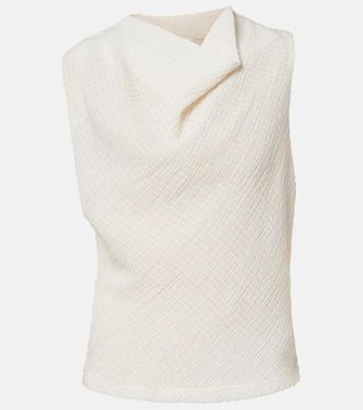 Vince Top drap&eacute; en maille